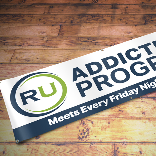 RU Addictions Recovery Program Outdoor Banner – RU Recovery