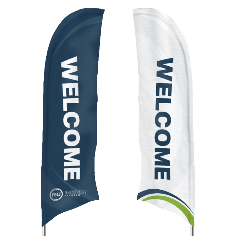 RU Recovery Program – 10 Ft Feather Welcome Banner (double sided) – RU ...