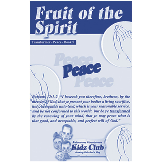 Kidz Booklet: Peace – RU Recovery